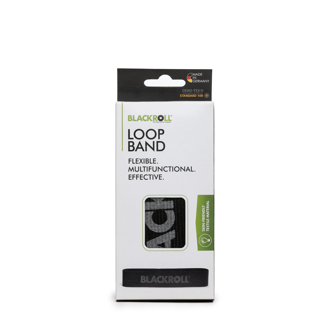 BLACKROLL® LOOP BAND – Fabric Resistance Band – Black - Incline Health
